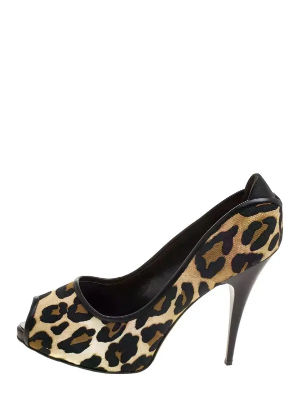 GIUSEPPE ZANOTTI 110mm Leather Heeled Pumps - Brown