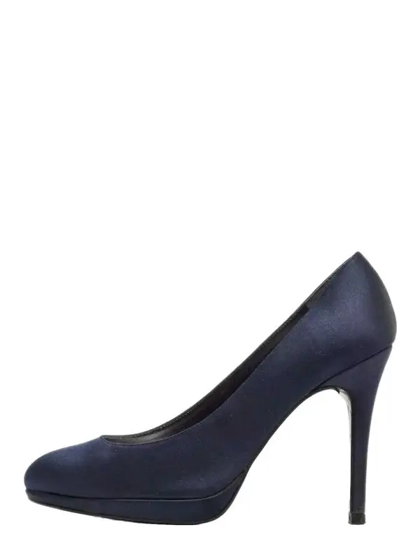 STUART WEITZMAN 120mm Satin-finish Platform Pumps - Blue