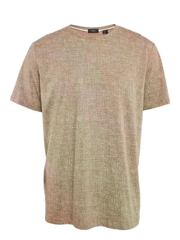 Theory Pre-owned Speckled Cotton T-shirt - Neutrals