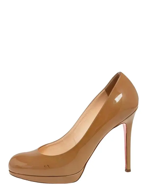 CHRISTIAN LOUBOUTIN 110mm Leather Pumps - Brown
