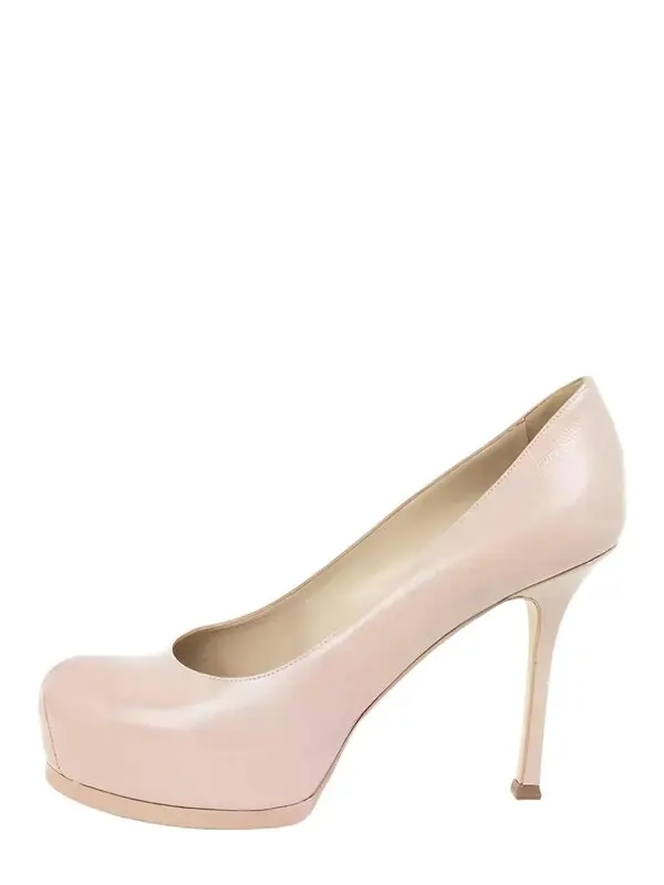 Saint Laurent Leather Heeled Pumps - Pink