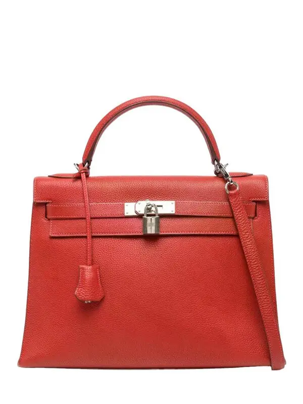 Hermès Kelly 32 Phw Bag - Red