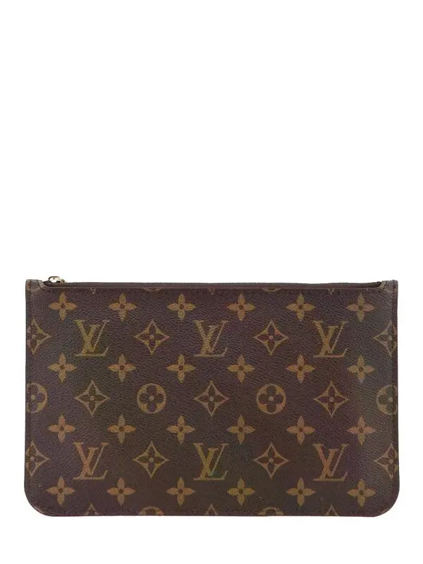 LOUIS VUITTON Neverfull Pochette - Brown
