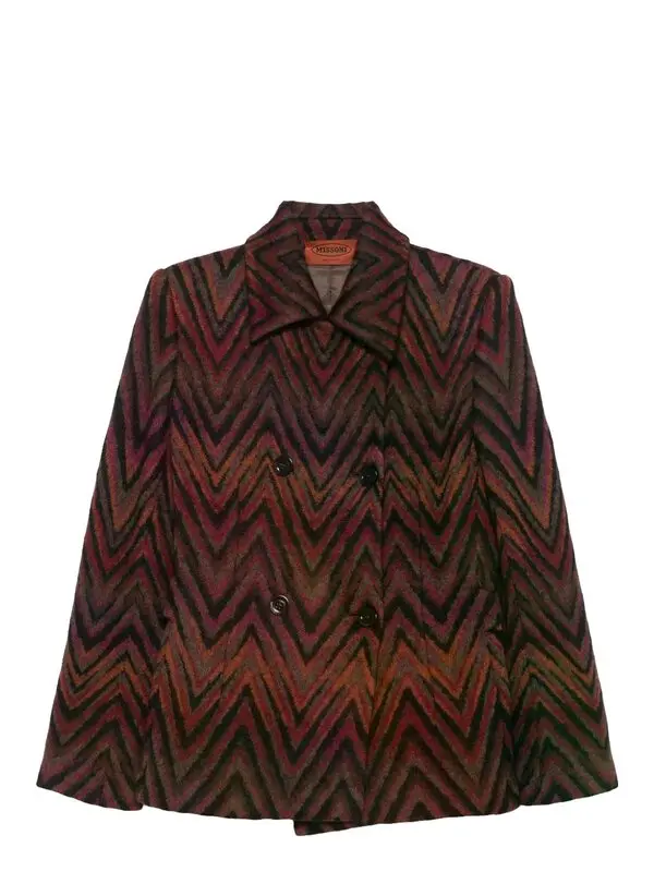 Missoni 2000s Double-breasted Jacket - Brown