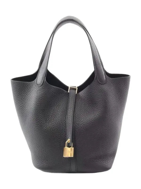 Hermès 2024 Picotin Lock Mm Handbag - Black