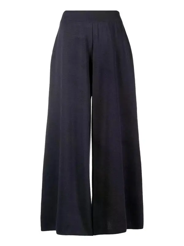 Dolce & Gabbana 1990s High-waisted Wide-leg Trousers - Blue
