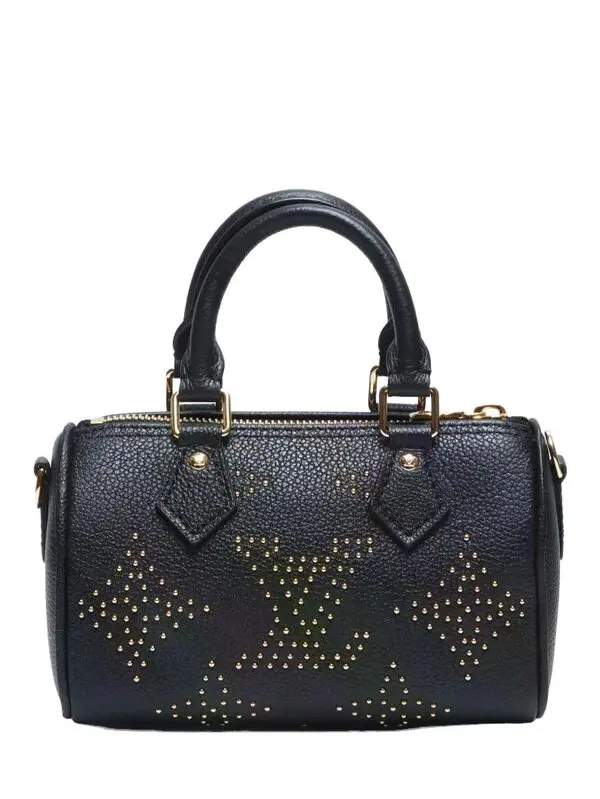 LOUIS VUITTON Nano Speedy Tote Bag - Black