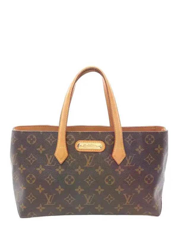 LOUIS VUITTON 2010 Wilshire Pm Monogram Tote - Brown