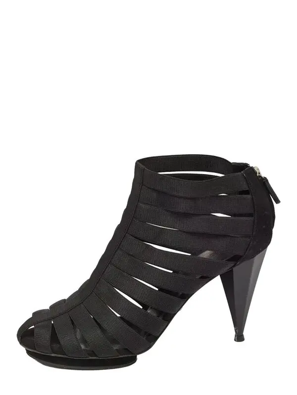 Gucci 100mm Platform Booties - Black