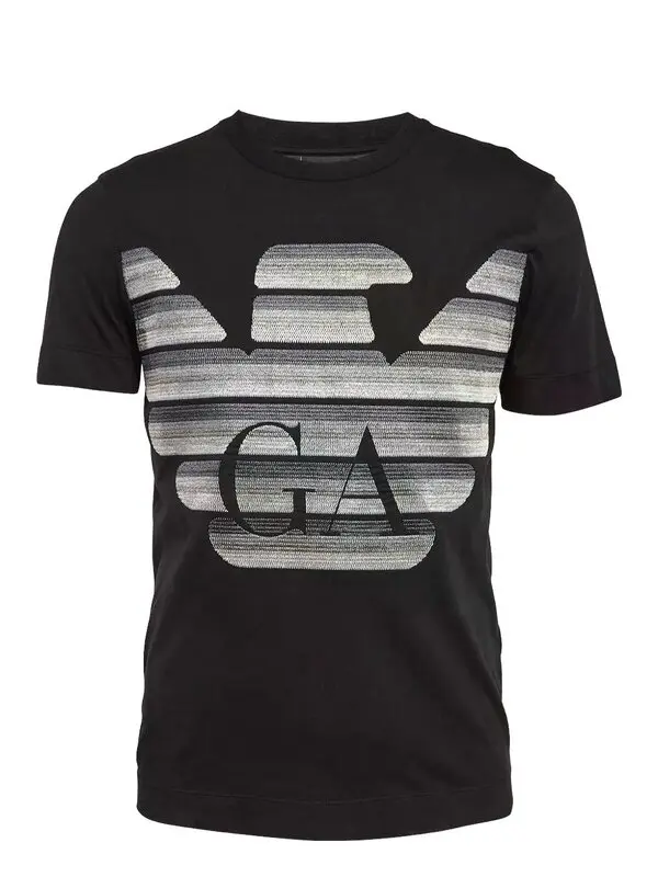 Emporio Armani Logo-detail T-shirt - Black
