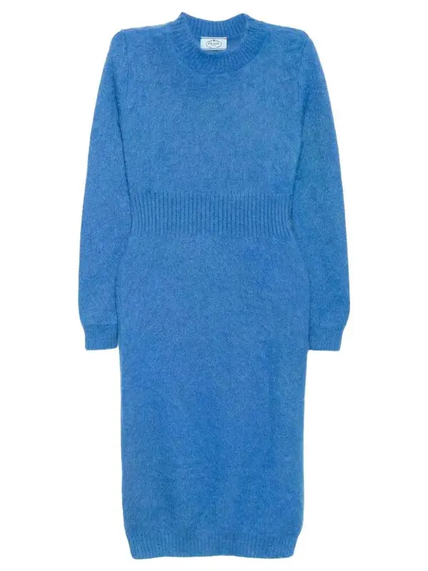 Prada Long-sleeve Dress - Blue