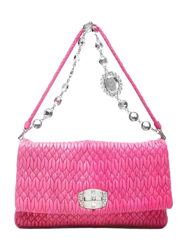 Miu Miu 2010 Matelassé Shoulder Bag - Pink
