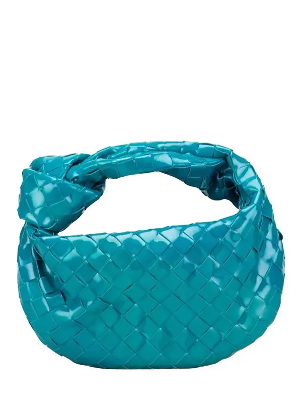 Bottega Veneta Mini Intrecciato Jodie Hobo Bag - Blue
