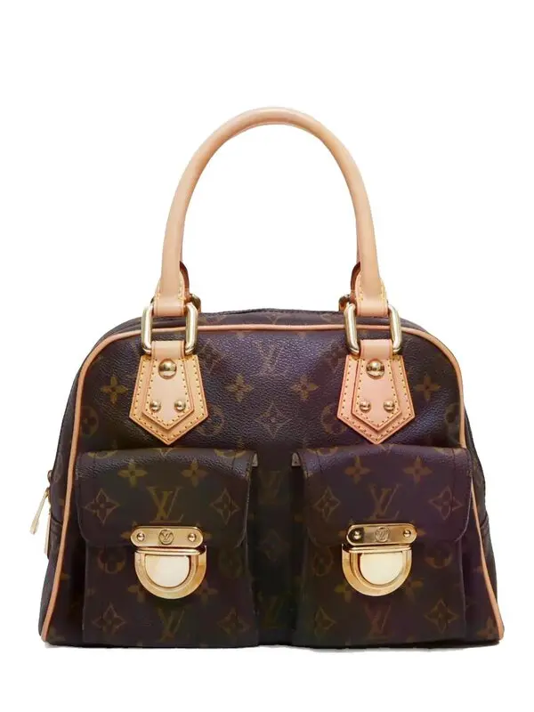 LOUIS VUITTON 2007 Manhattan Pm Handbag - Brown