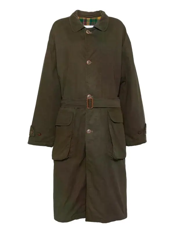C.P. COMPANY Pre-owned 1990s Belted Coat - Green