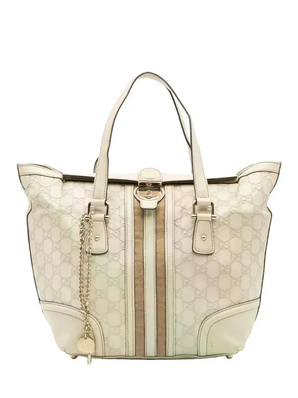 Gucci Ssima Treasure Handbag - White