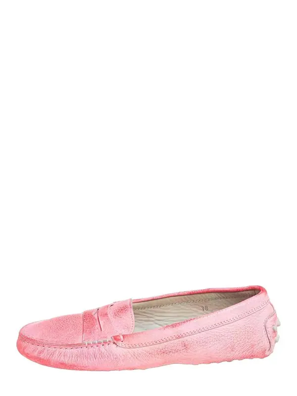 TOD'S Leather Loafers - Pink