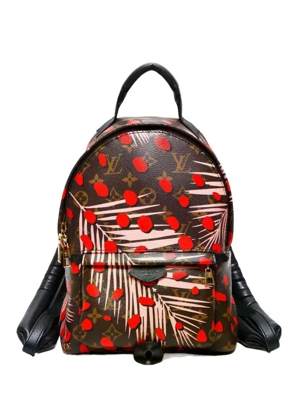 LOUIS VUITTON 2016 Jungle Dot Palm Springs Pm Backpack - Brown