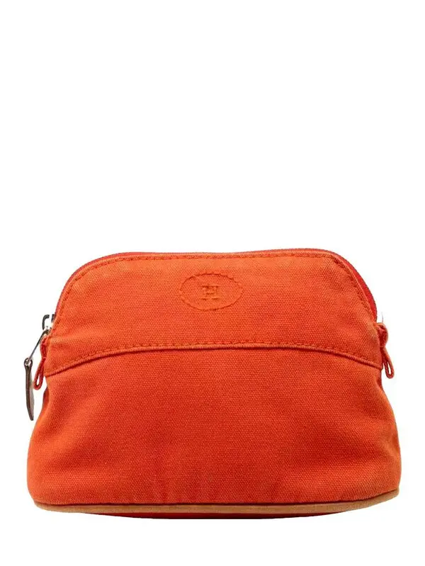 Hermès Toile Bolide Mini Pouch - Orange