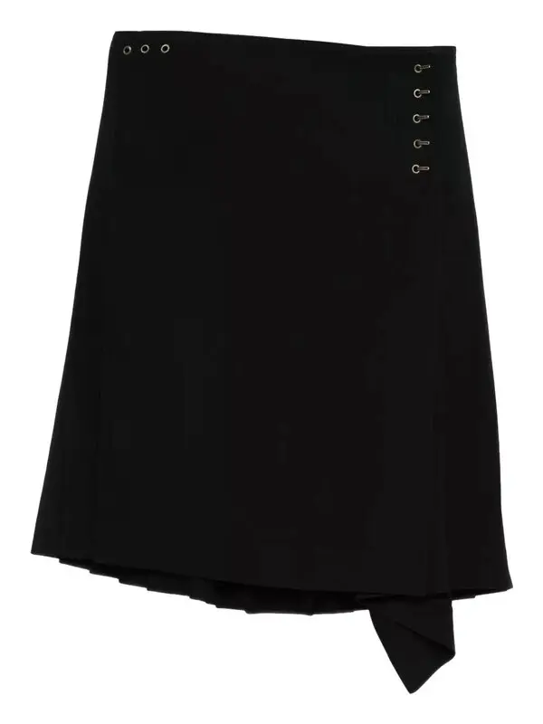 Jean Paul Gaultier 1990s Pleated Kilt - Black