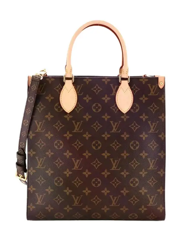 LOUIS VUITTON Sac Plat Nm Bag Monogram Canvas Pm - Brown