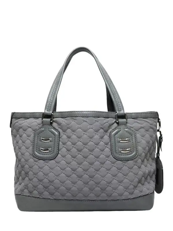 Gucci Gg Pattern Tote Bag - Grey