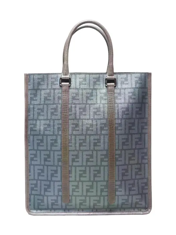 Fendi 2000s Zucca-print Tote Bag - Grey