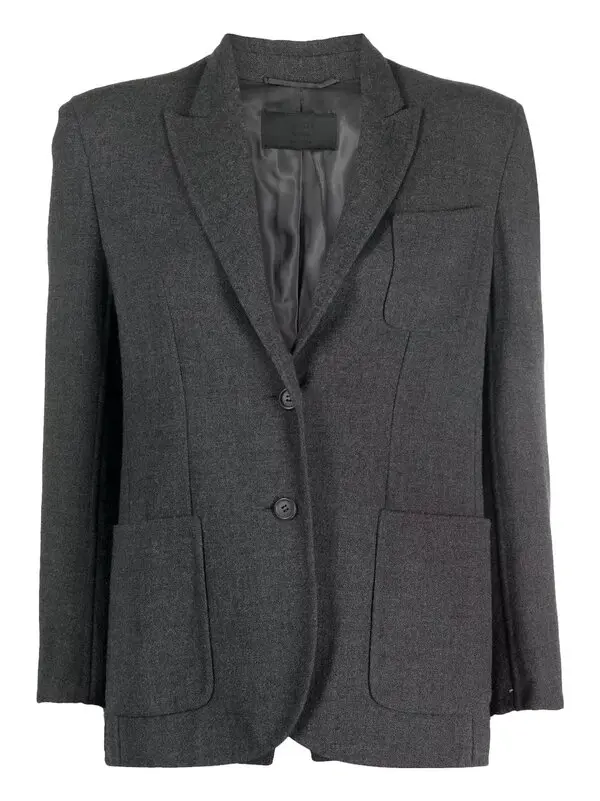 Prada 2000s Single-breasted Blazer - Grey