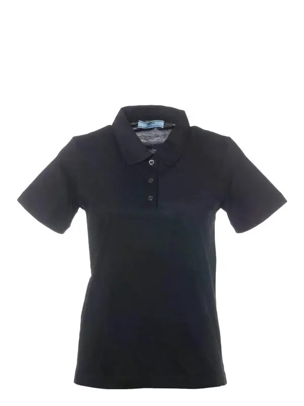 Prada 2023 Short-sleeve Polo Shirt - Black