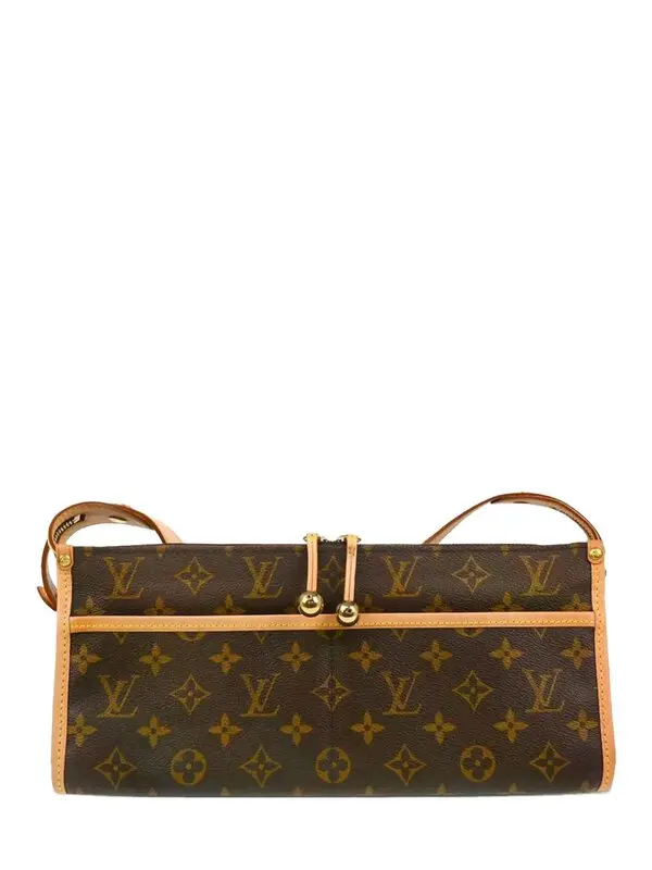 LOUIS VUITTON 2005 Popincourt Shoulder Bag - Brown