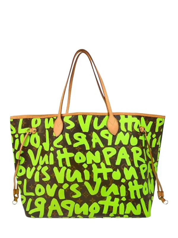 LOUIS VUITTON X Stephen Sprouse Neverfull Gm Tote Bag - Green