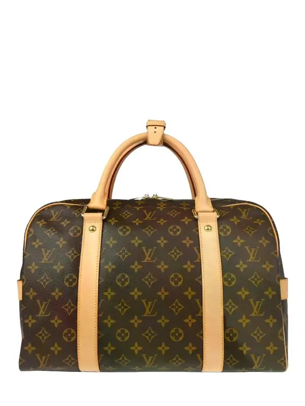 LOUIS VUITTON 2007 Monogram Carryall Travel Bag - Brown