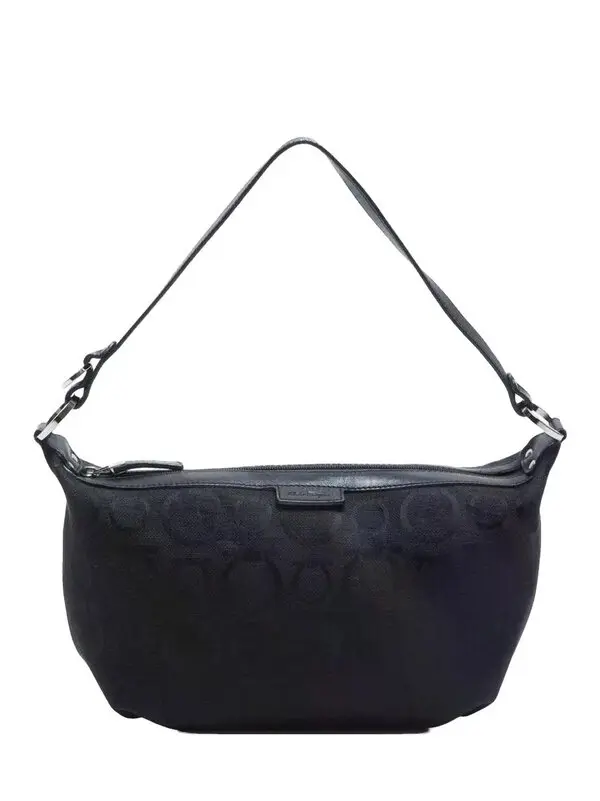 FERRAGAMO Gancini Shoulder Bag - Black