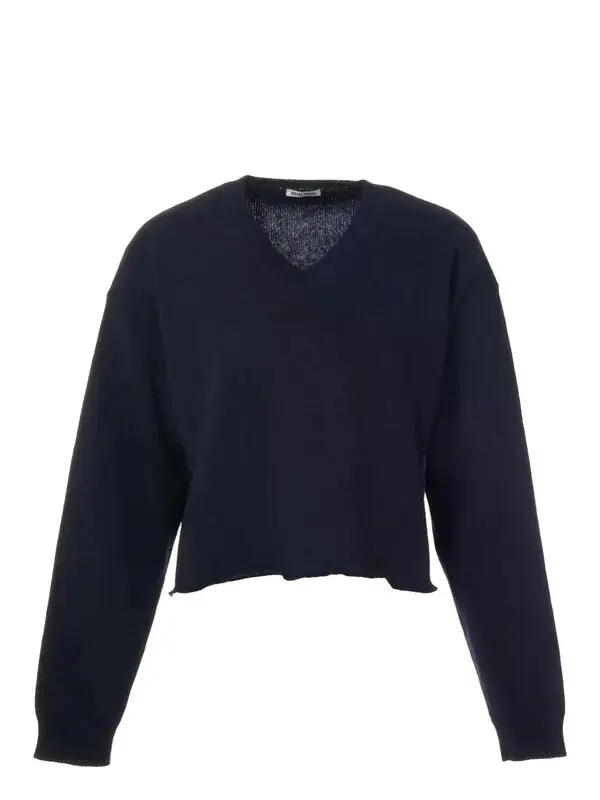 Miu Miu V-neck Sweater - Blue