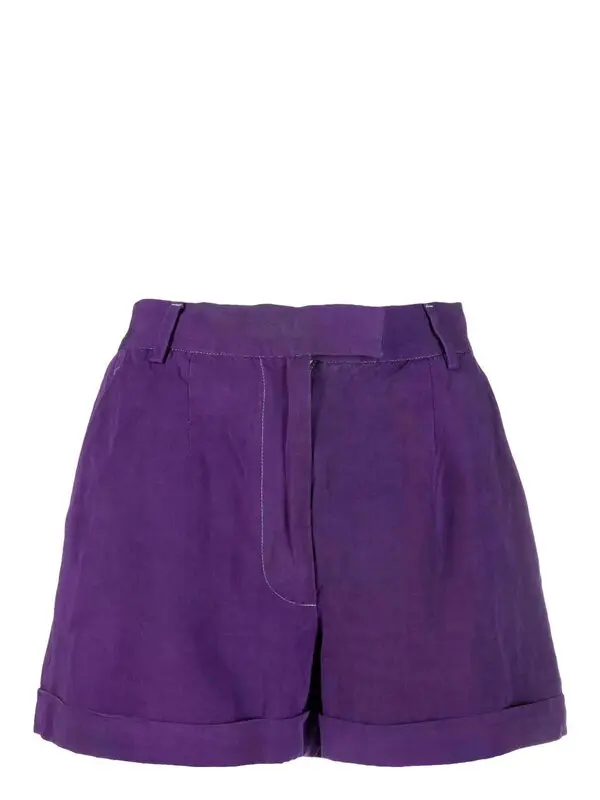 Dolce & Gabbana 2000s High-waist A-line Shorts - Purple