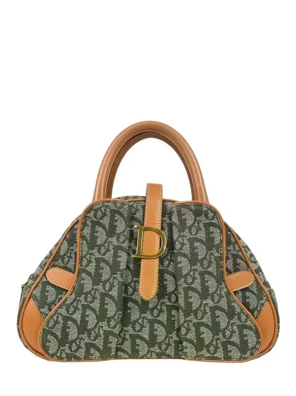 Dior Pre-owned 2001 Double Saddle Trotter Handbag - Green