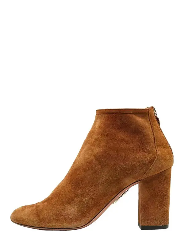 AQUAZZURA Brooklyn 80mm Boots - Brown