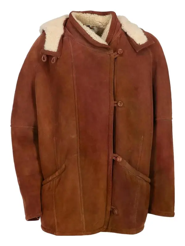 A.N.G.E.L.O. VINTAGE CULT 1980s Suede Coat - Brown