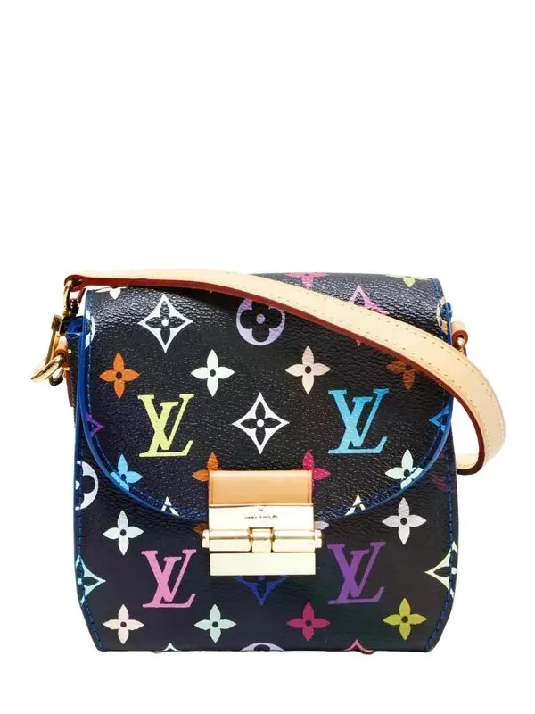 LOUIS VUITTON Pre-owned 2012 X Takashi Murakami Heart Breaker Shoulder Bag - Black