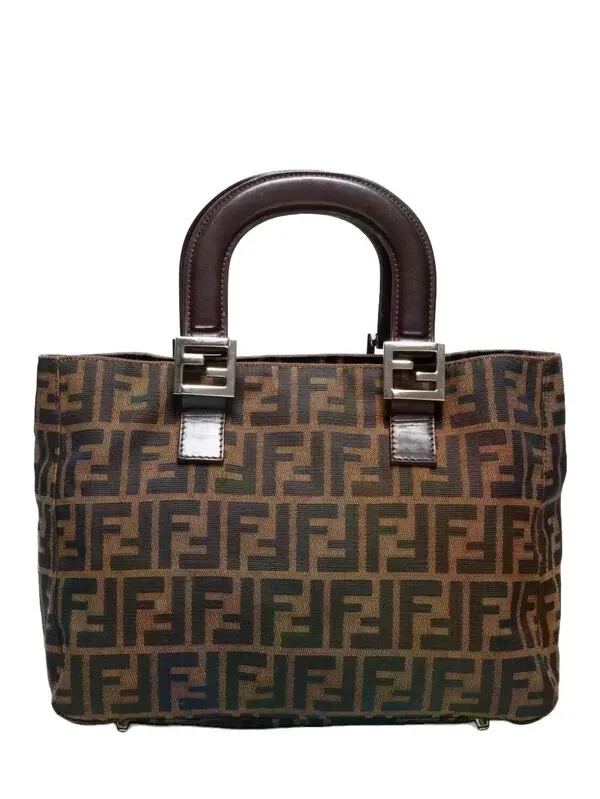 Fendi Zucca Handbag - Brown