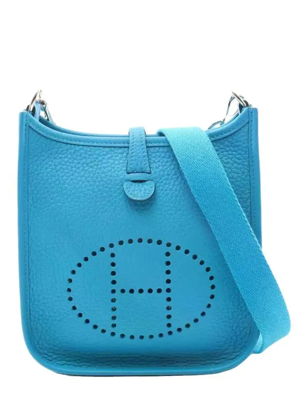 Hermès 2020 Evelyne Pm Crossbody Bag - Blue