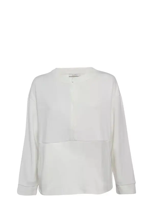 Max Mara Paneled Sweatshirt - White