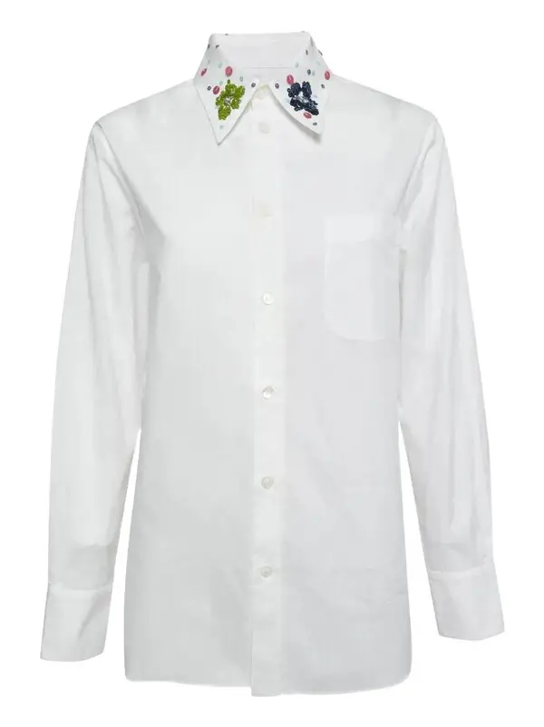 Marni Sequin-embellished Shirt - White
