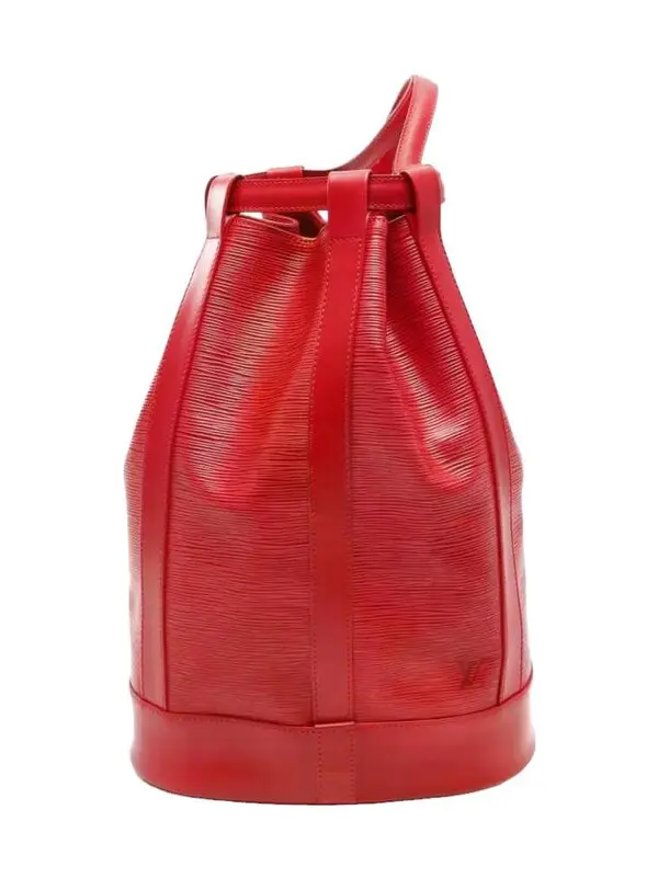 LOUIS VUITTON 1995 Randonnee Pm Shoulder Bag - Red