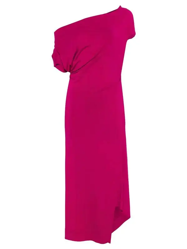 VIVIENNE WESTWOOD 2013-2014 Asymmetric Draped Dress - Pink