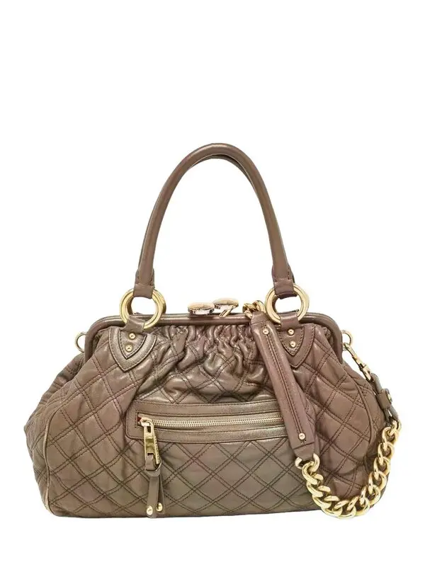 Marc Jacobs Quilted Leather Tote Bag - Brown