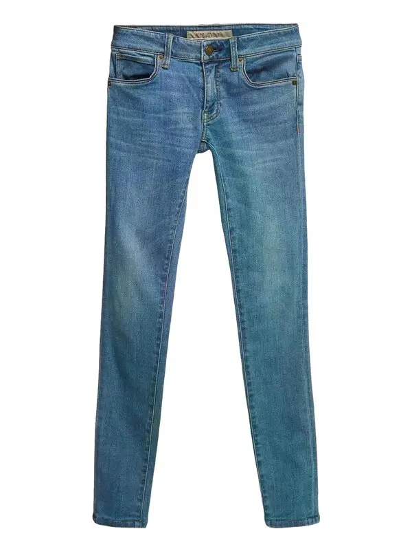 Burberry Logo-patch Jeans - Blue
