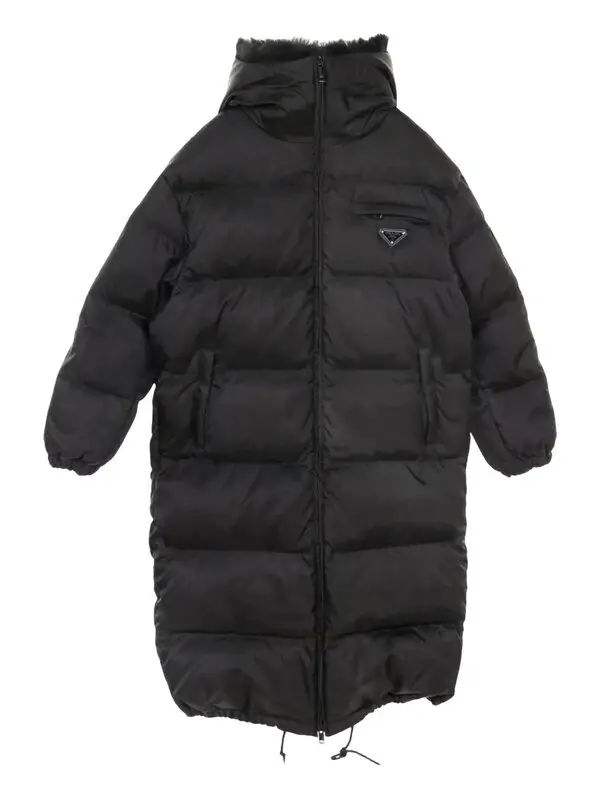 Prada 2010s Re-nylon Coat - Black