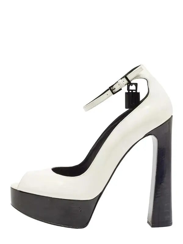 TOM FORD 2024 120mm Padlock-embellished Pumps - White