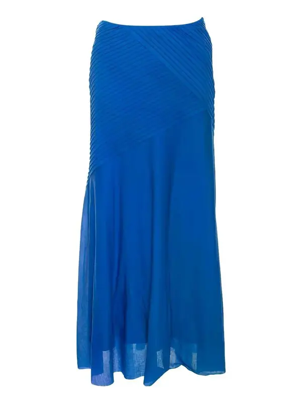 Polo Ralph Lauren Pleated Maxi Skirt - Blue